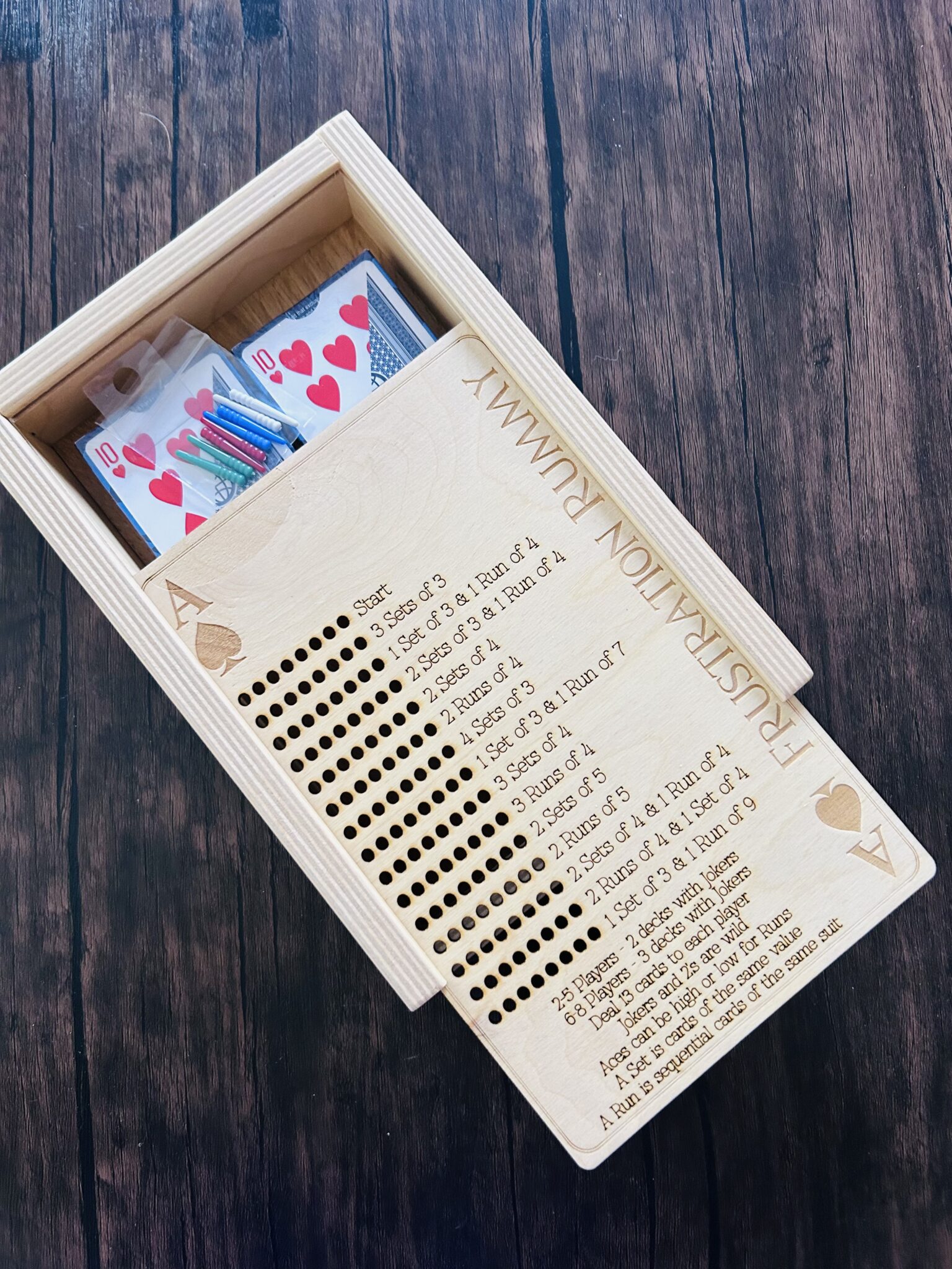 Frustration Rummy Game Box - Beam and Beyond